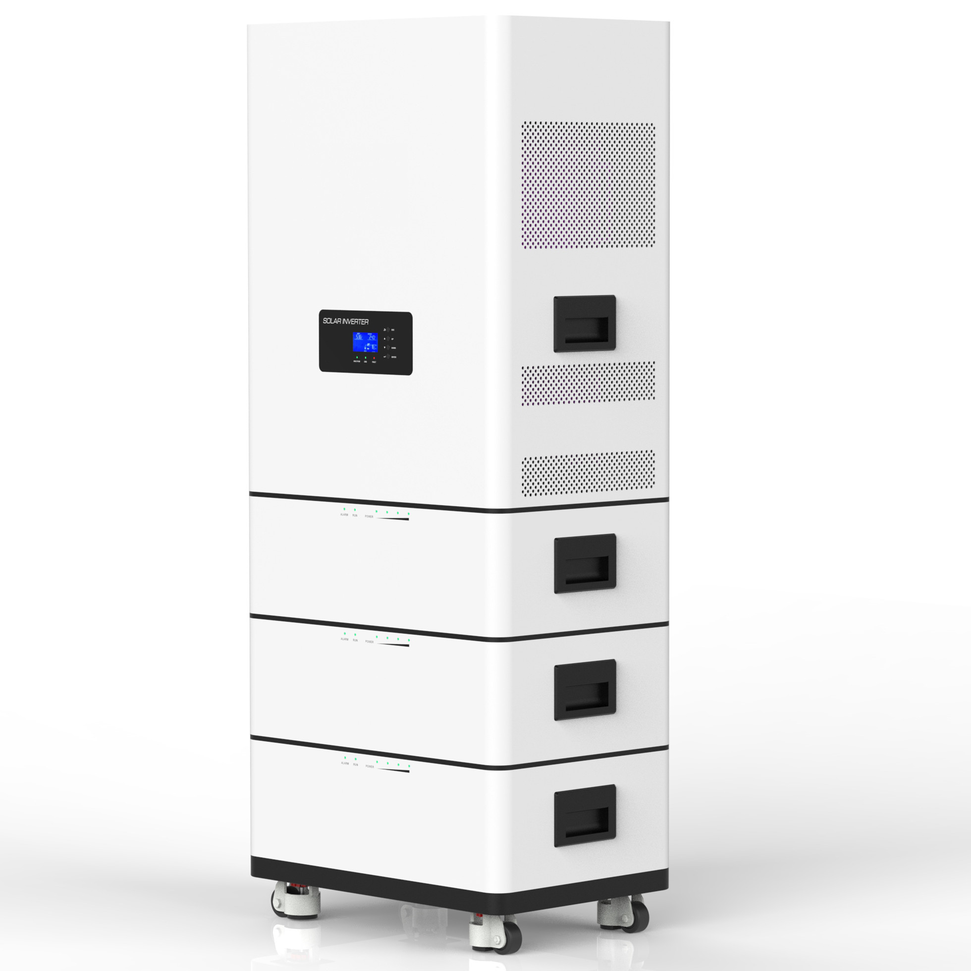 MK Solar 26.4kwh 35.2kwh LiFePO4 Battery 10KW Hybrid Inverter ESS WiFI ...